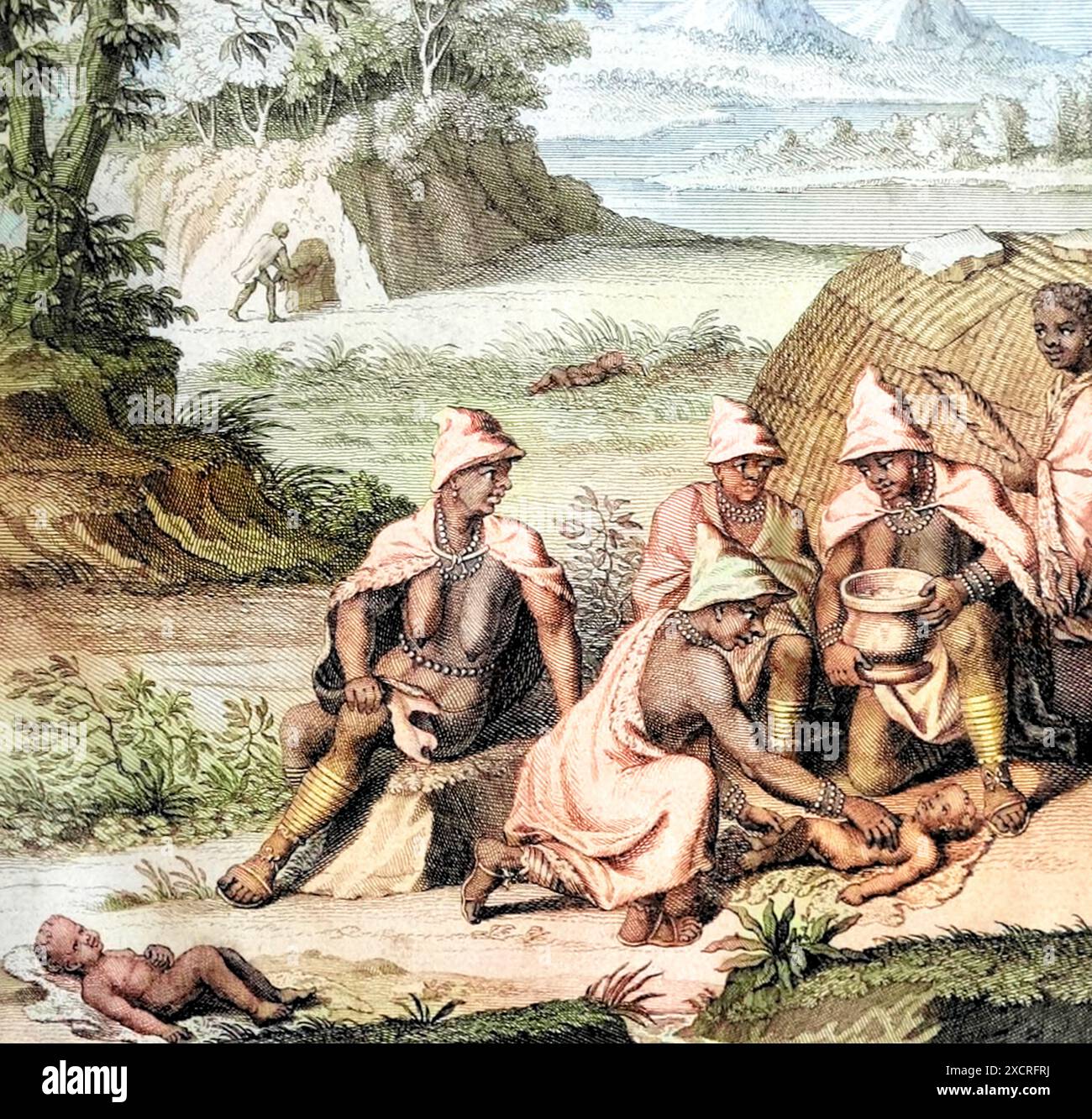 Op wat wyze Hottentotten de nieuw geboren kinderen handelen (On what ...