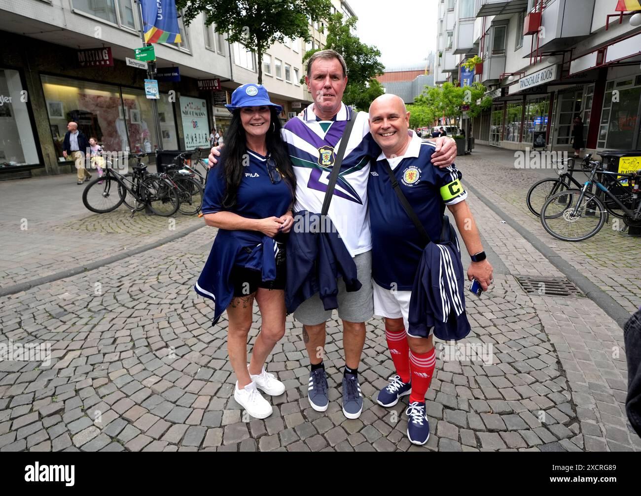 Scotland fans in Cologne, Germany. Scotland will face Switzerland in ...