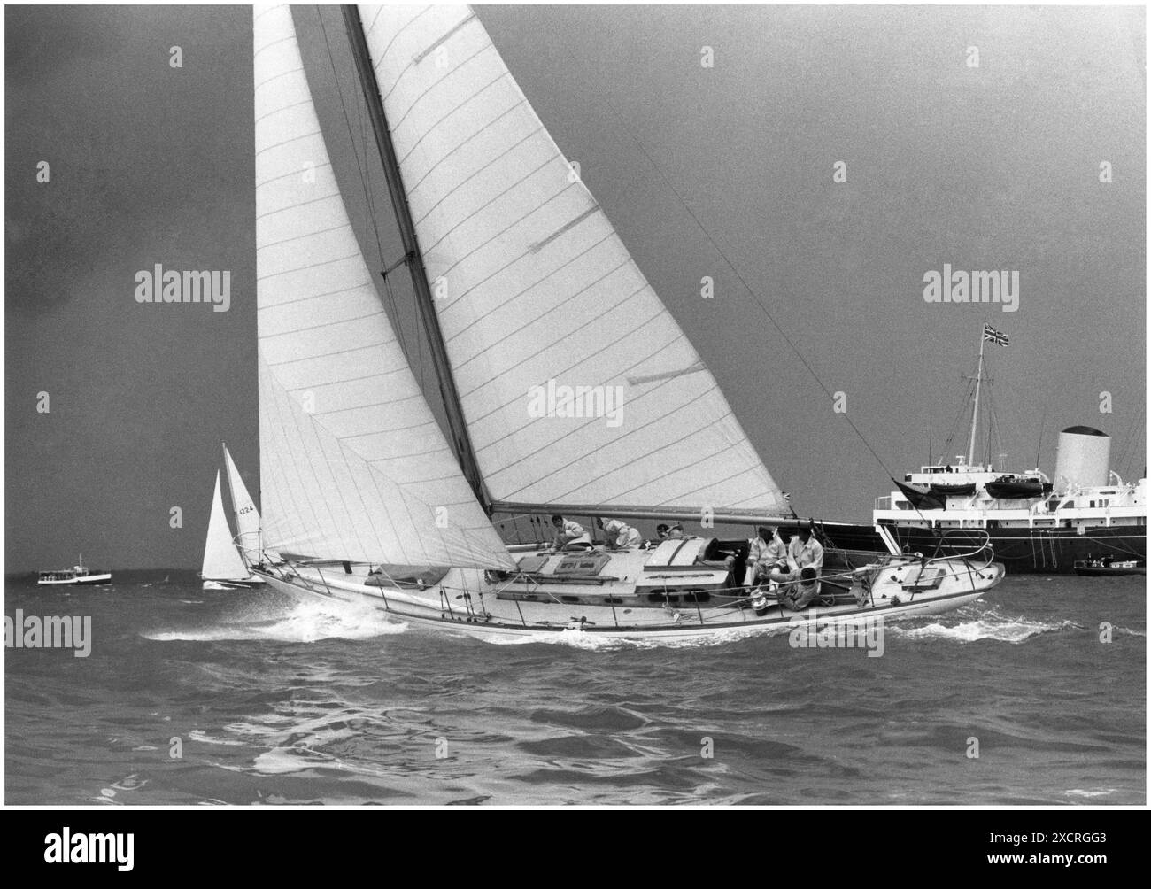 1965 Admiral’s Cup ocean racing series, The Australian yacht CAPRICE OF ...