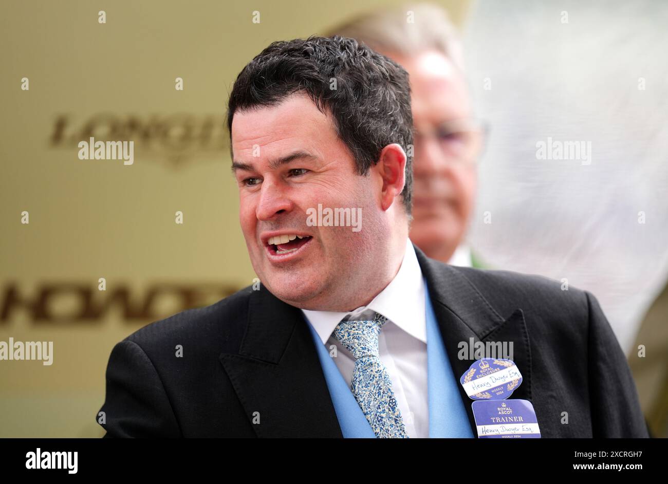 Henry Dwyer, trainer of Asfoora, which won the King Charles III Stakes ...