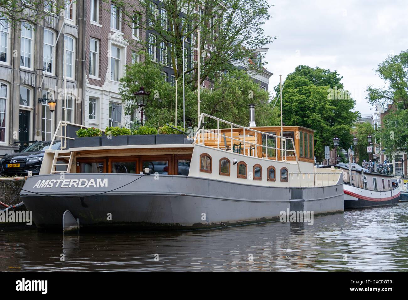 Dutch canal boat trip hi-res stock photography and images - Alamy