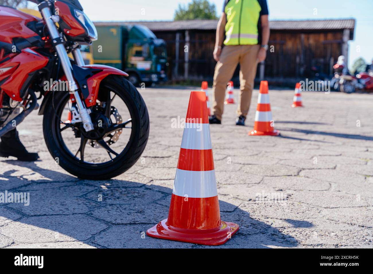 Motorcycle riding instructor student hi-res stock photography and ...