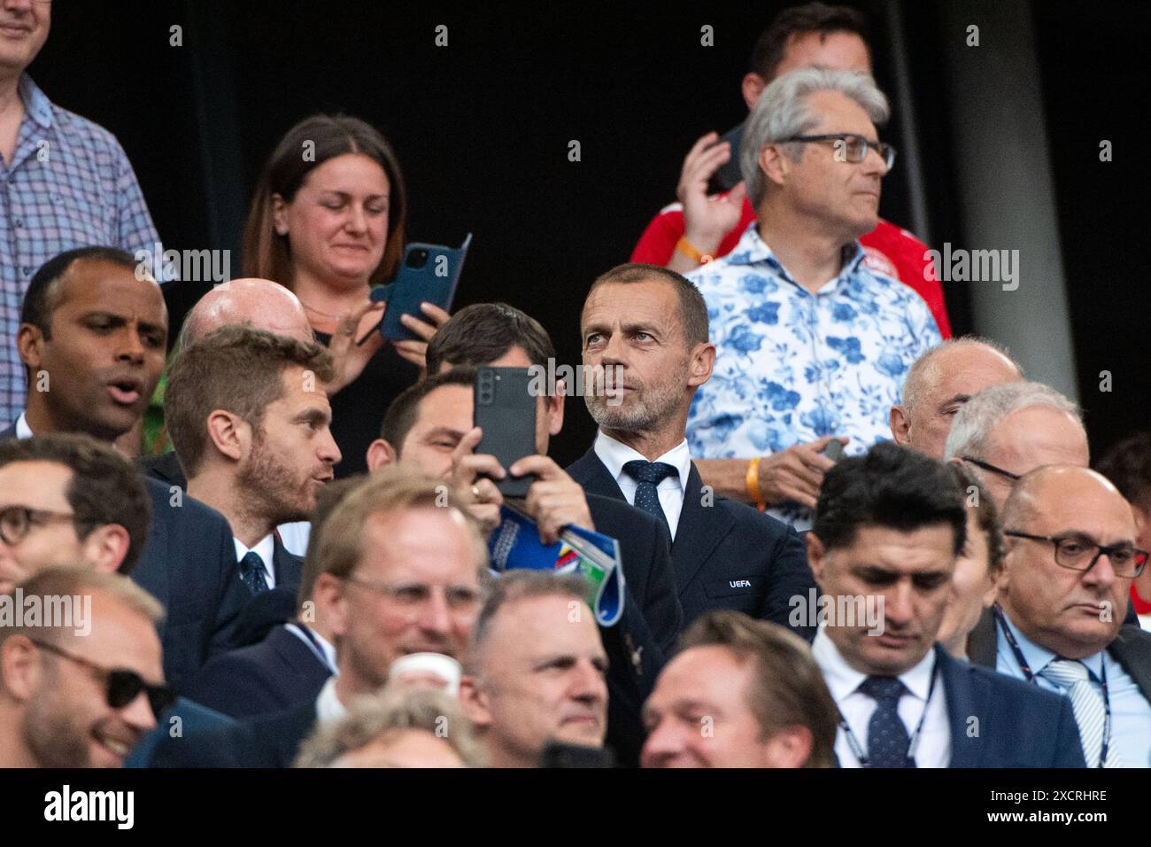 Aleksander Ceferin (UEFA Praesident), GER, Slovenia (SVN) vs Denmark ...