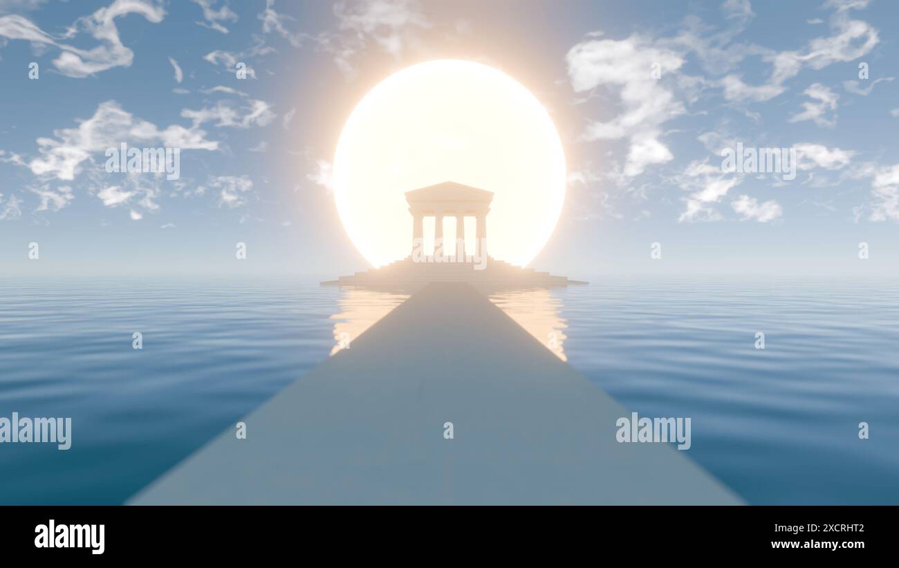 Temple of Dawn: A 3D Digital Masterpiece of a Majestic Temple ...