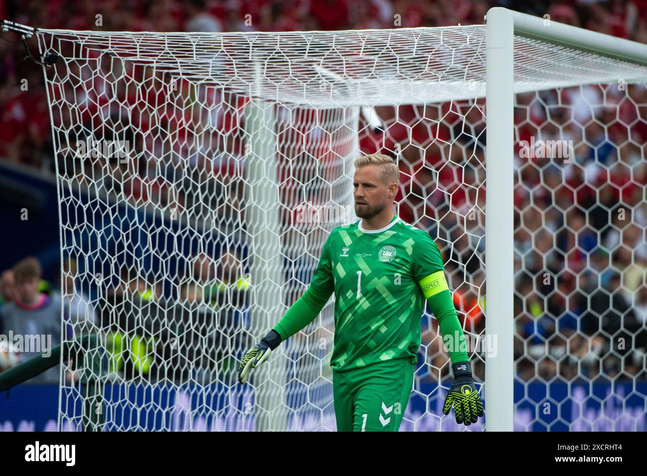 Kasper Schmeichel (Daenemark, #01), GER, Slovenia (SVN) vs Denmark (DEN ...