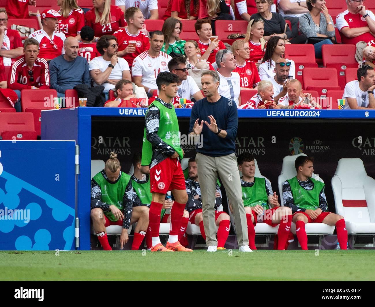 Kasper Hjulmand (Daenemark, Trainer), GER, Slovenia (SVN) vs Denmark ...