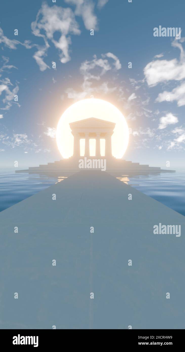 Temple of Dawn: A 3D Digital Masterpiece of a Majestic Temple ...