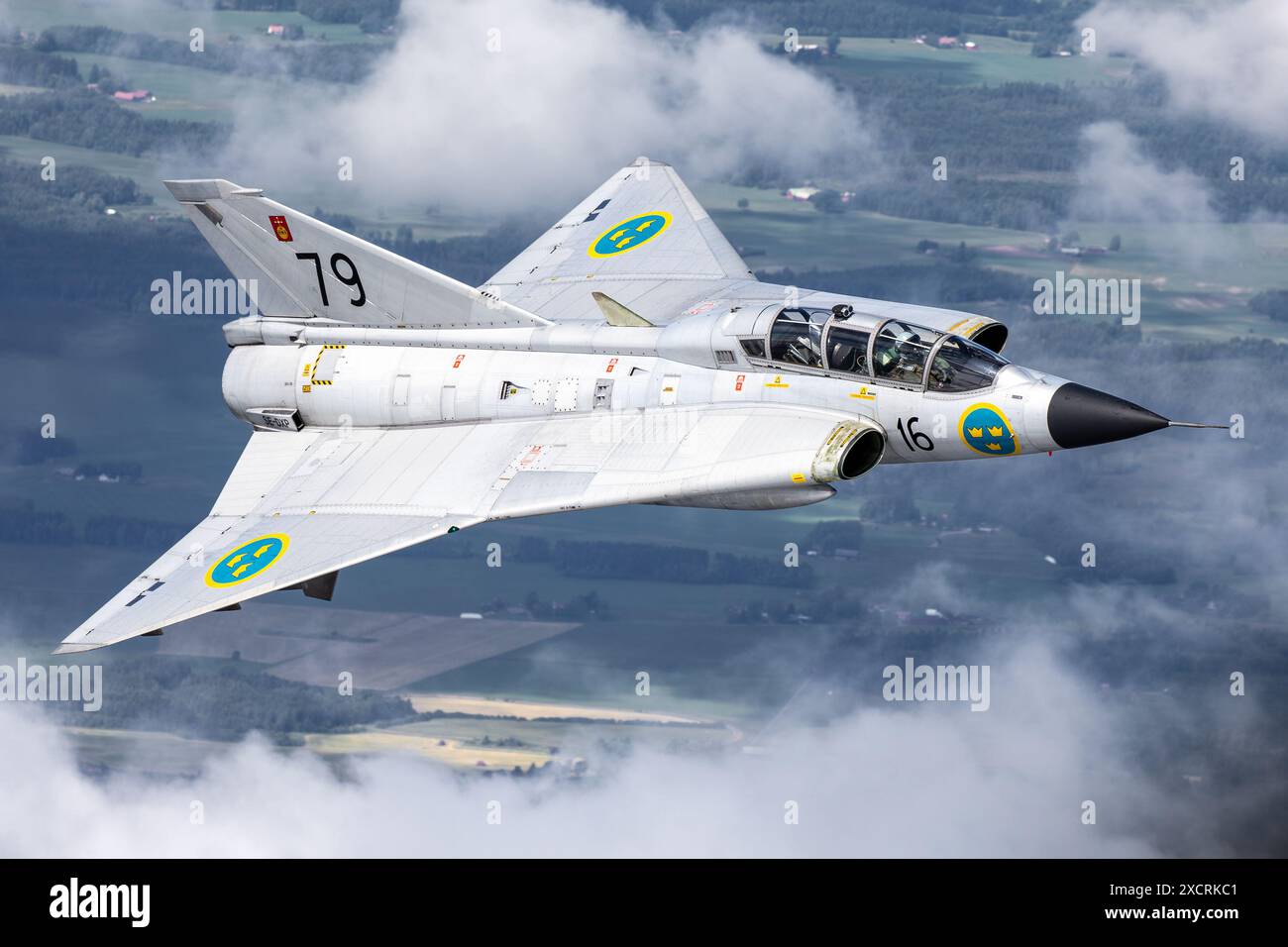 Saab sk35c draken hi-res stock photography and images - Alamy