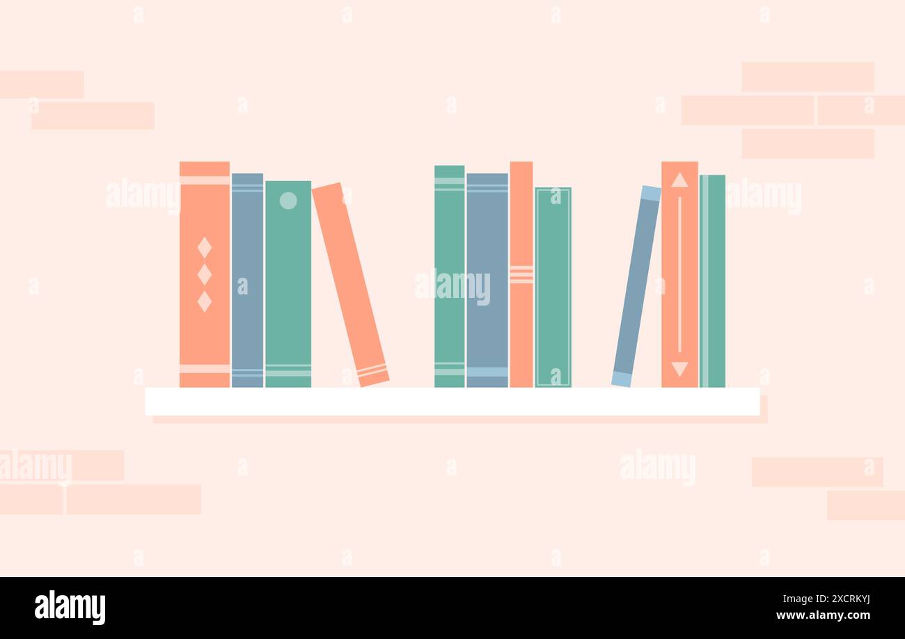 Wall to wall books Stock Vector Images - Alamy