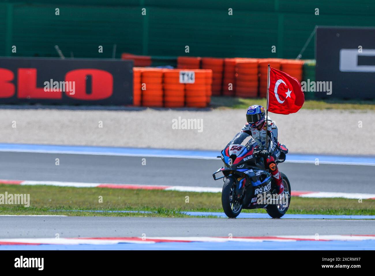 Toprak Razgatlioglu of Rokit BMW Motorrad WorldSBK Team with BMW M 1000 ...