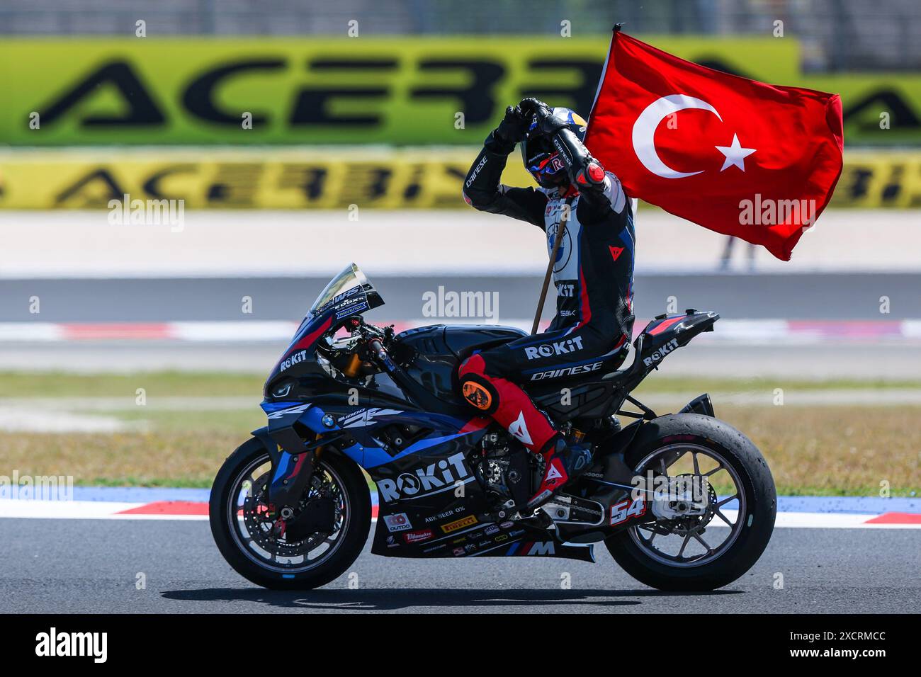 Toprak Razgatlioglu of Rokit BMW Motorrad WorldSBK Team with BMW M 1000 ...