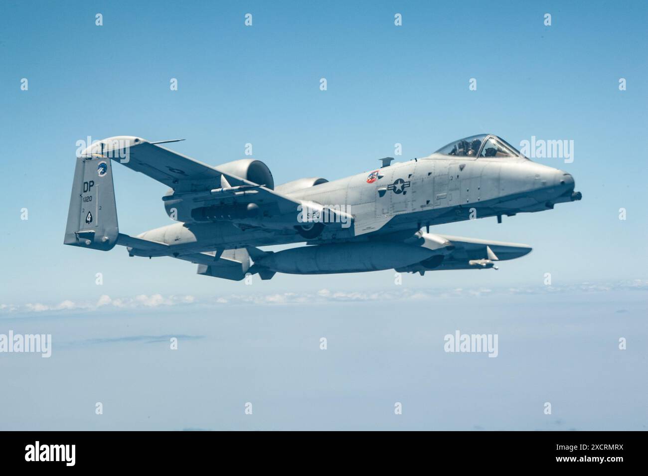 A U.S. Air Force A-10 Warthog from the Air National Guard Air Force ...