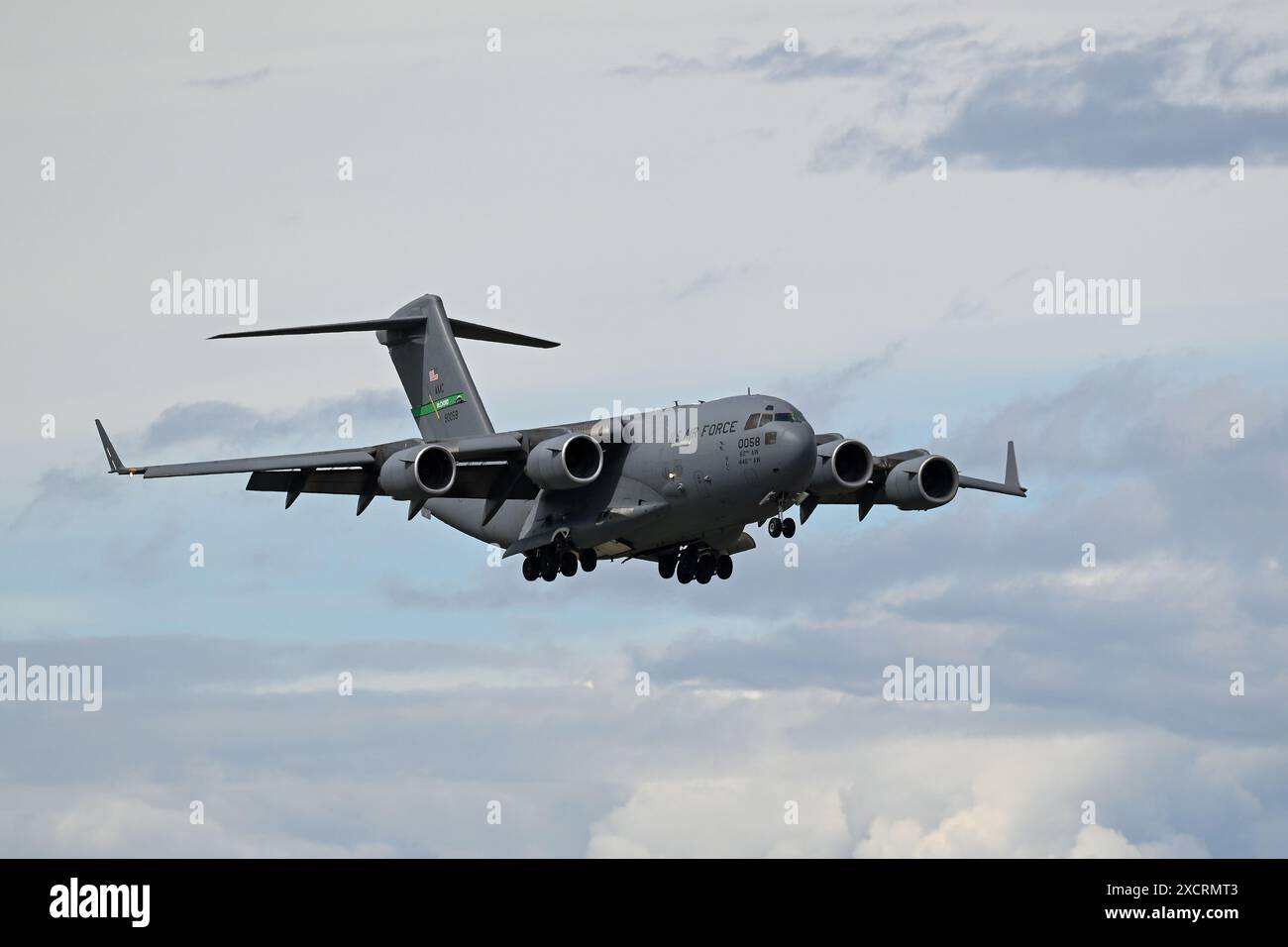 A C-17 Globemaster III aircraft assigned to the 62nd Airlift Wing ...