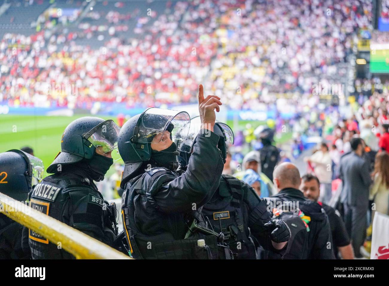 DORTMUND, GERMANY - JUNE 18: German Bundespolizei (Police) standing ...