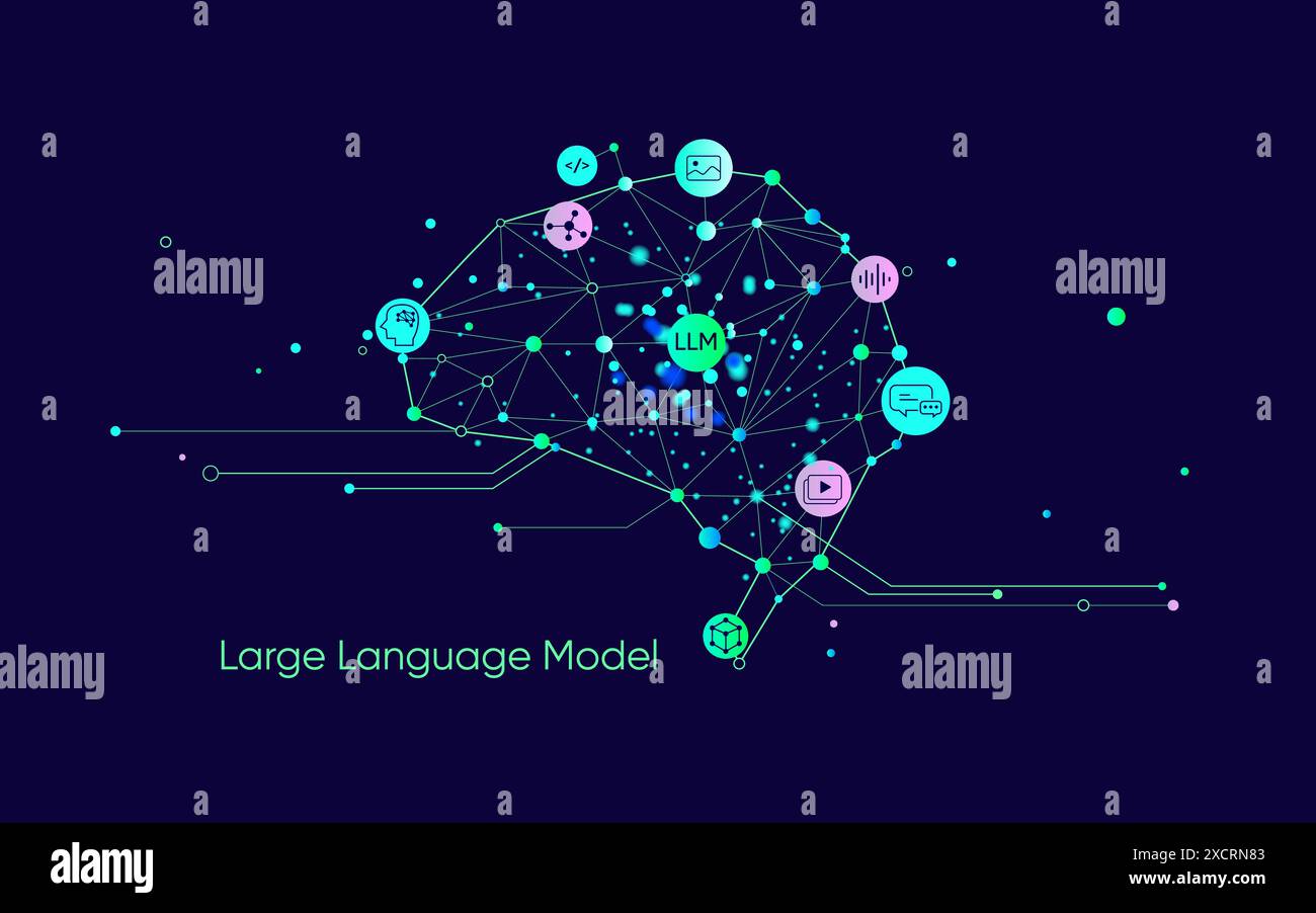 Large Language Model Stock Vector Images Alamy