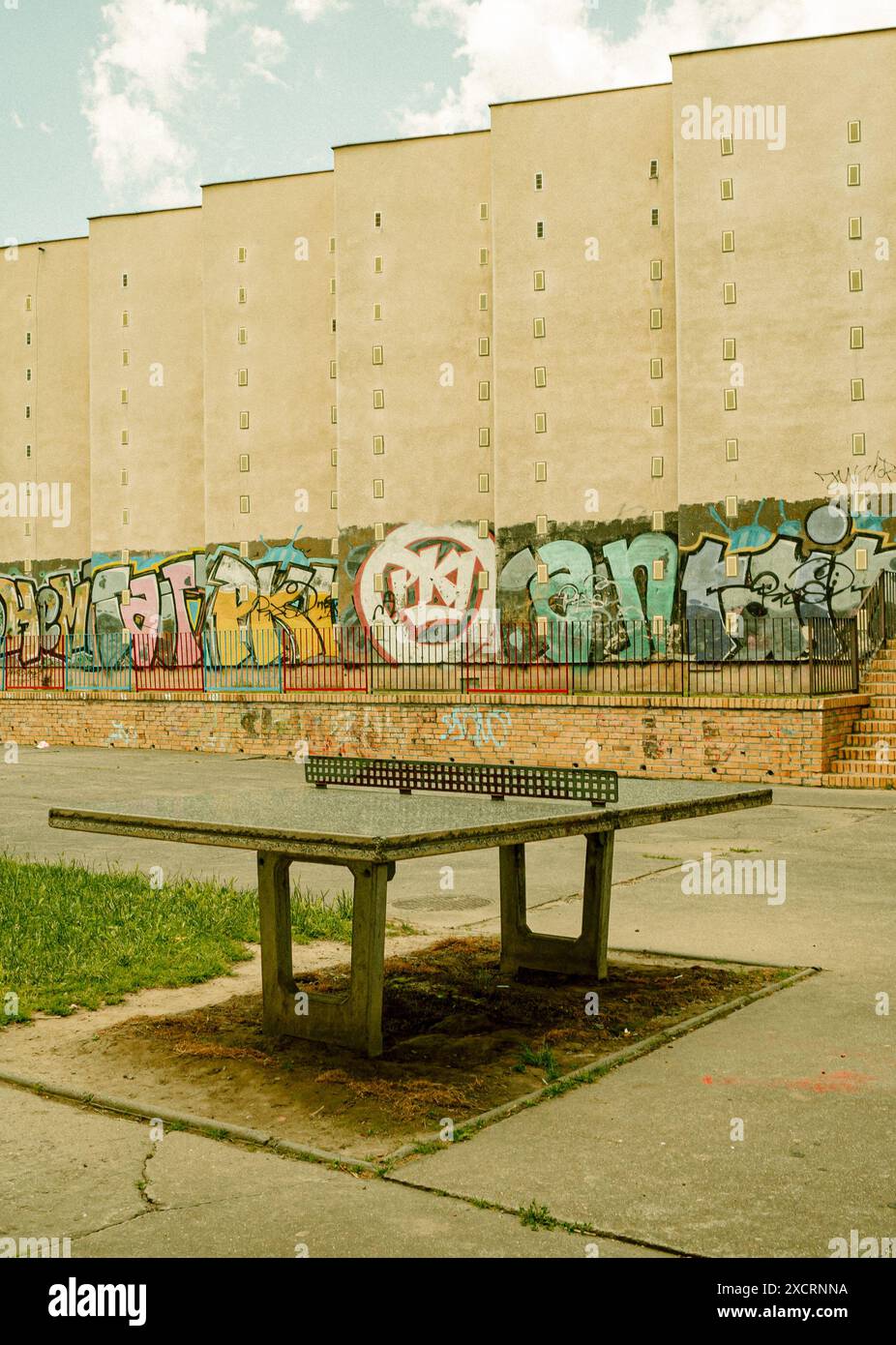Table with graffiti hi-res stock photography and images - Alamy