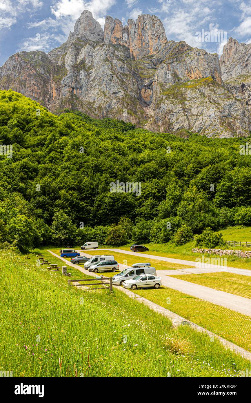 The Picos de Europa (Peaks of Europe), are a mountain range extending ...