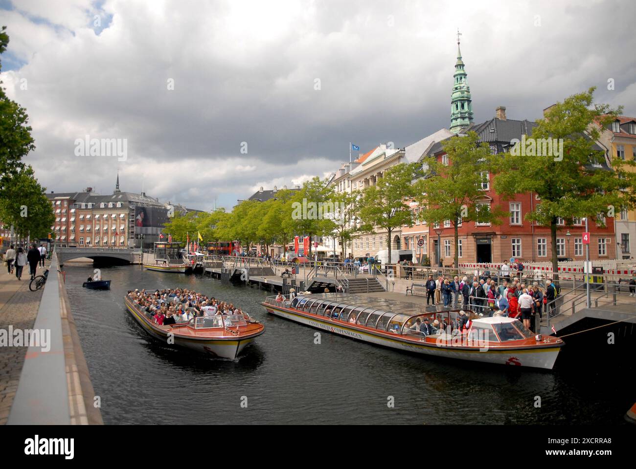 Copenhagen/ Denmark/18 JUNE 2024/ Travelers boat ride canal tours ...