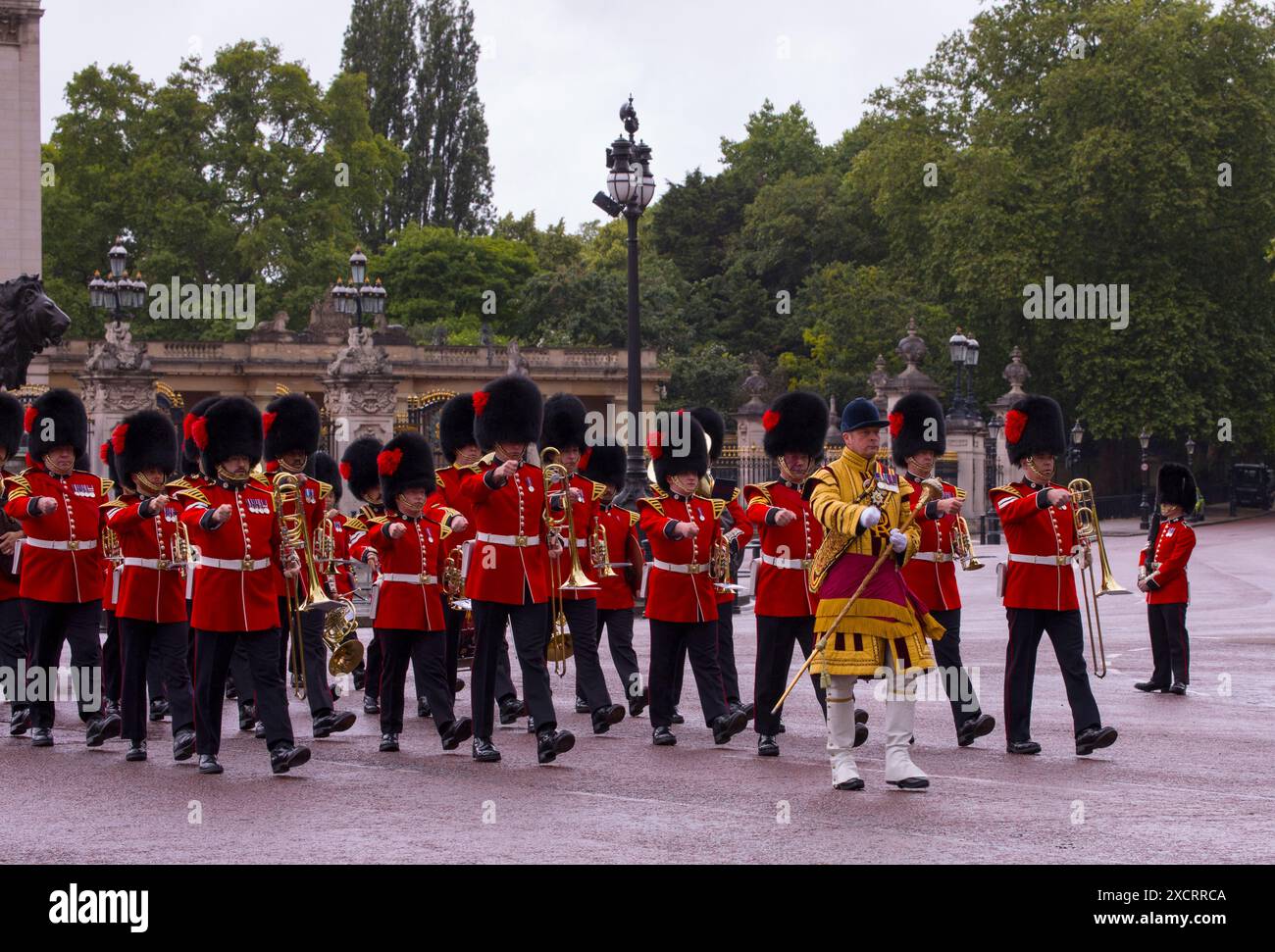 Coldstream Guards Band Marching Trooping The Colour Color The Mall ...