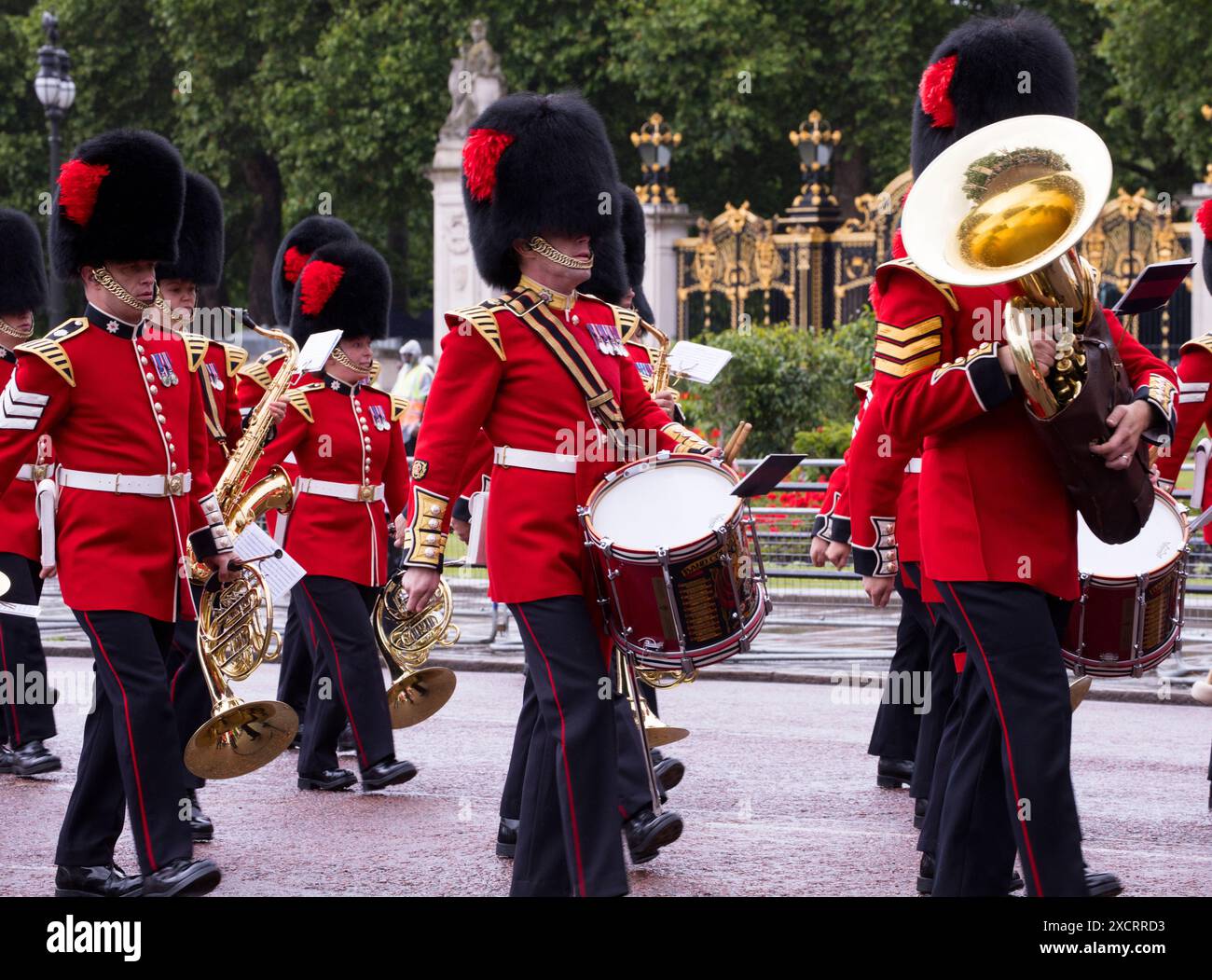 Coldstream Guards Band Marching Trooping The Colour Color The Mall ...