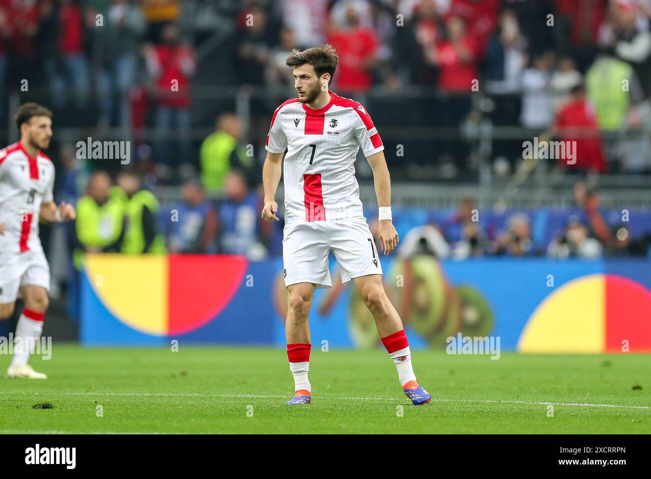Dortmund, Germany. 18th June, 2024. Georgia Kvaratskhelia, Khvicha Left ...