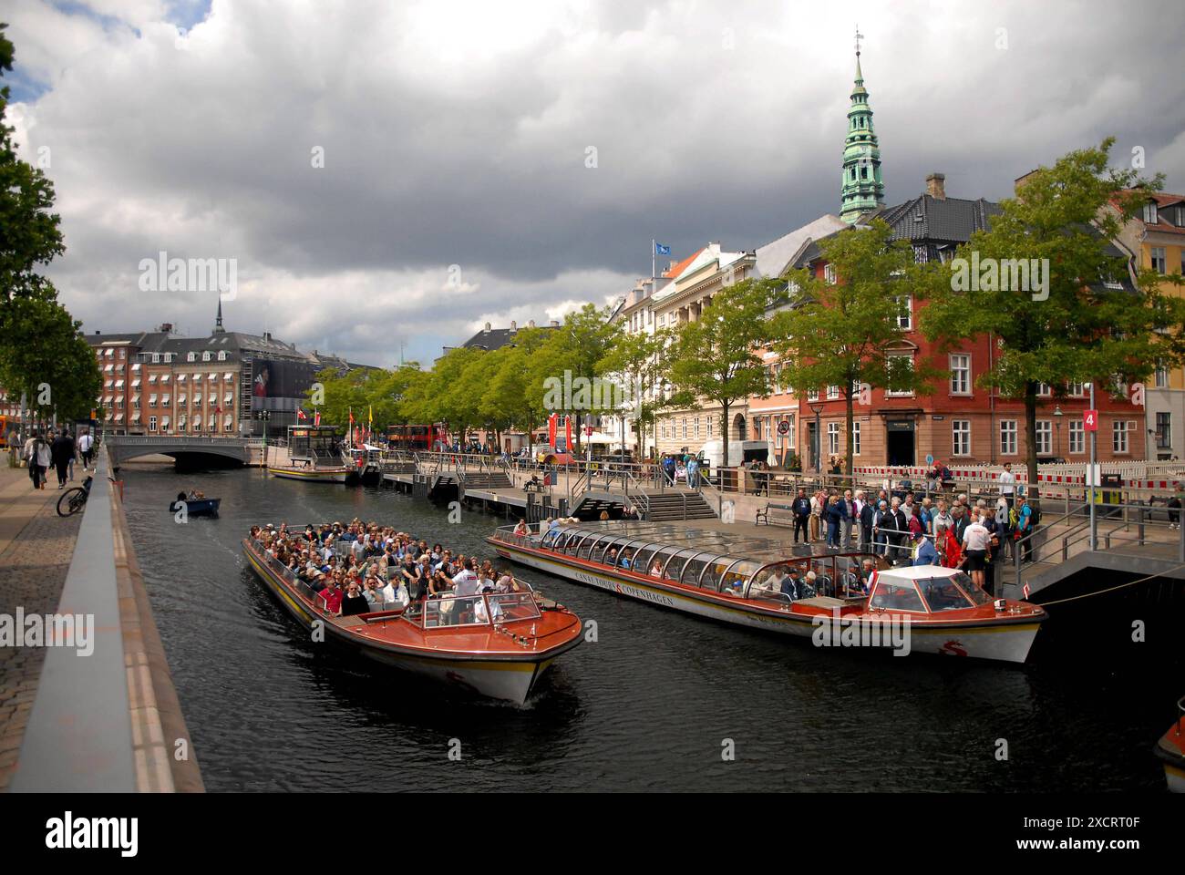Copenhagen/ Denmark/18 JUNE 2024/ Travelers boat ride canal tours ...