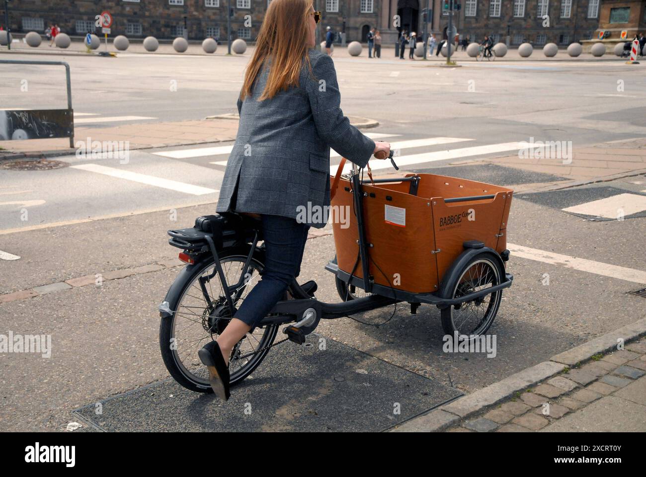 Copenhagen/ Denmark/178 JUNE 2024/ Cargo bikes are very popular in ...
