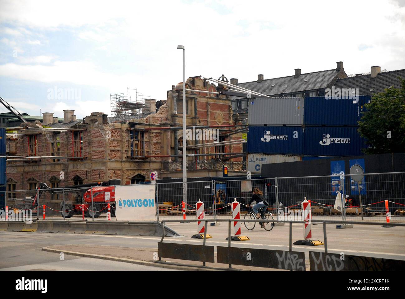 Copenhagen/ Denmark/18 JUNE 2024/The old stock exchange building which ...