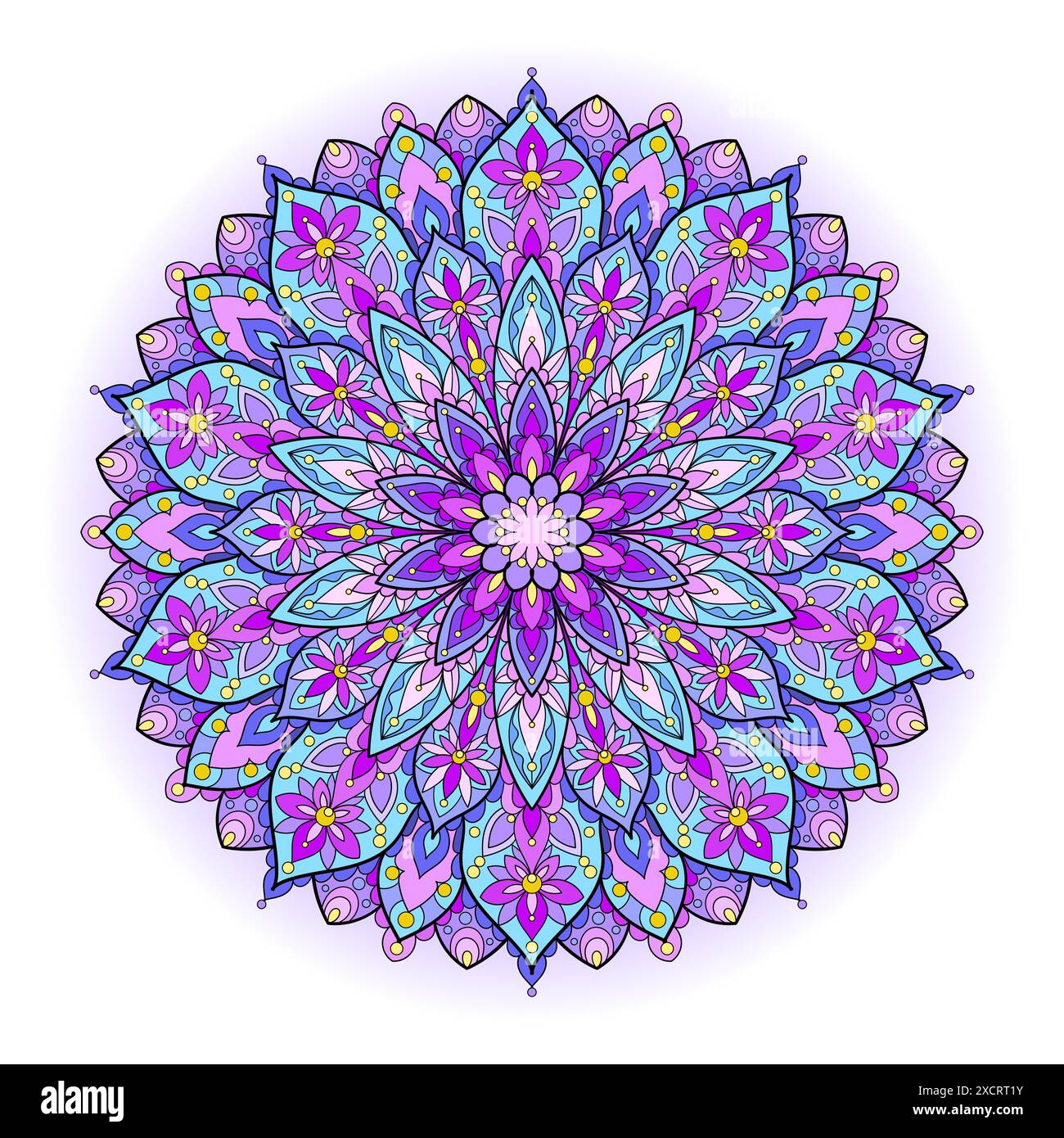 Abstract, round mandala. Asian, Indian ethnic style. For designing ...