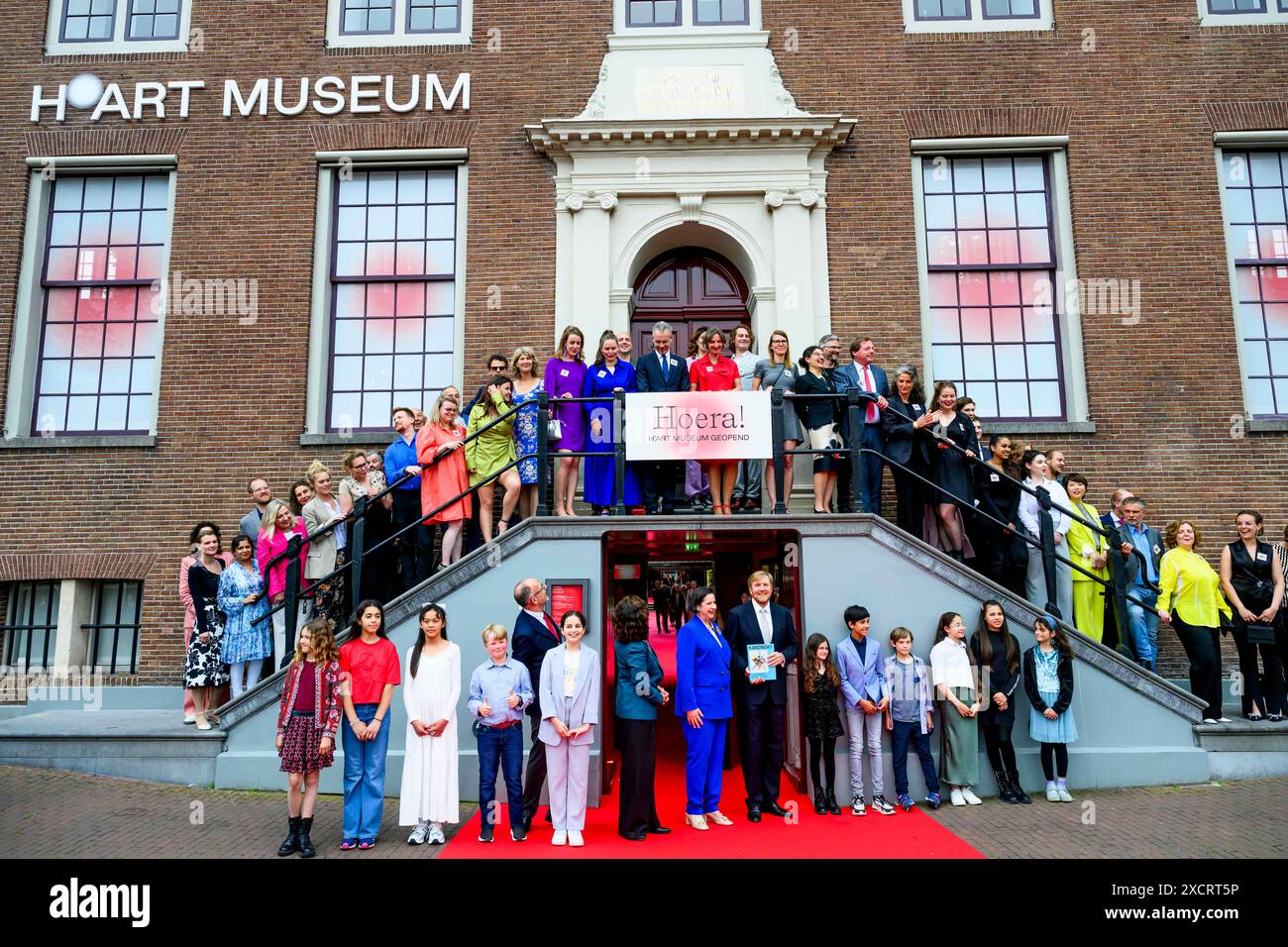 King Willem-Alexander of The Netherlands at the HART Museum in ...