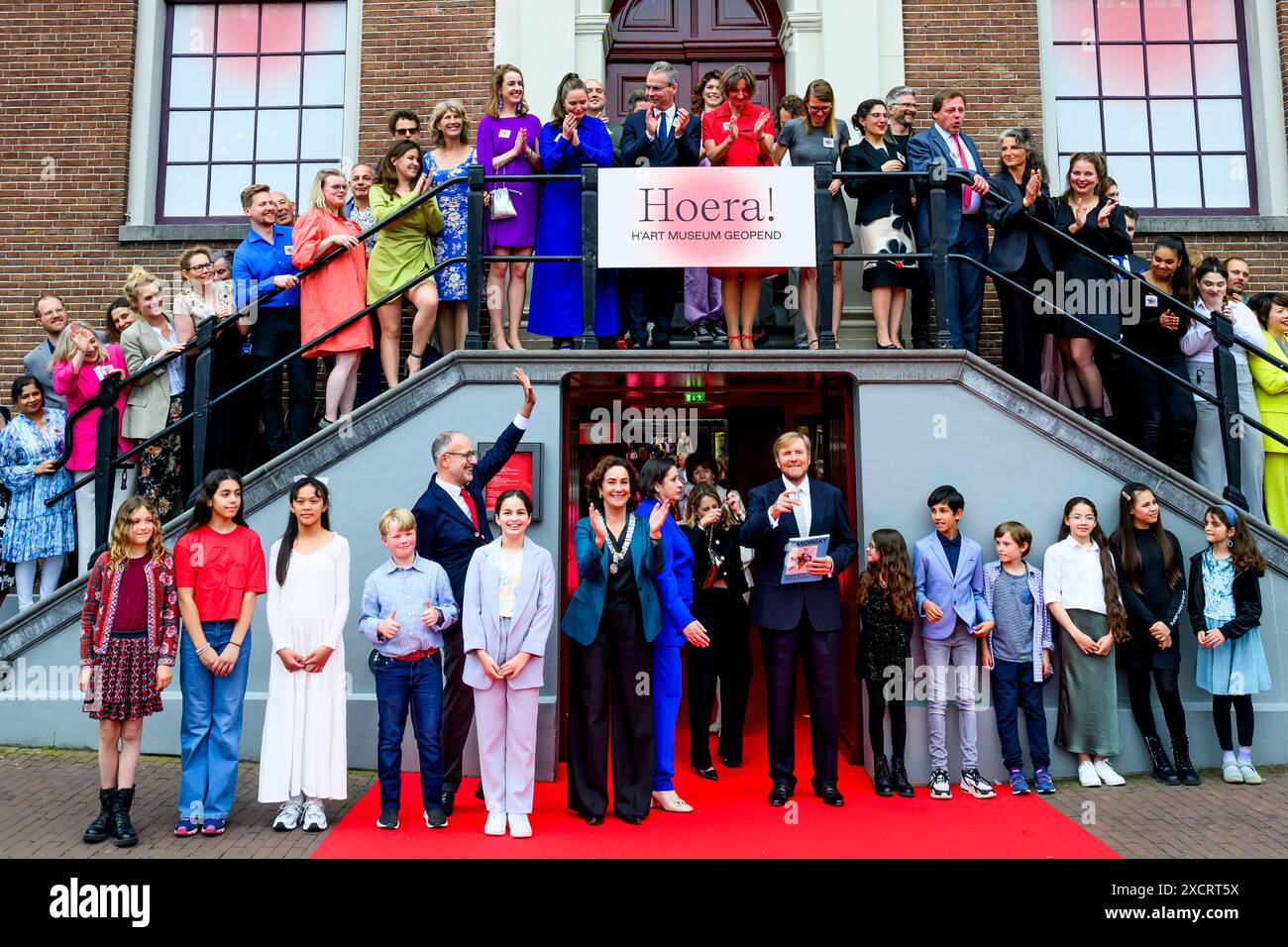 King Willem-Alexander of The Netherlands at the HART Museum in ...