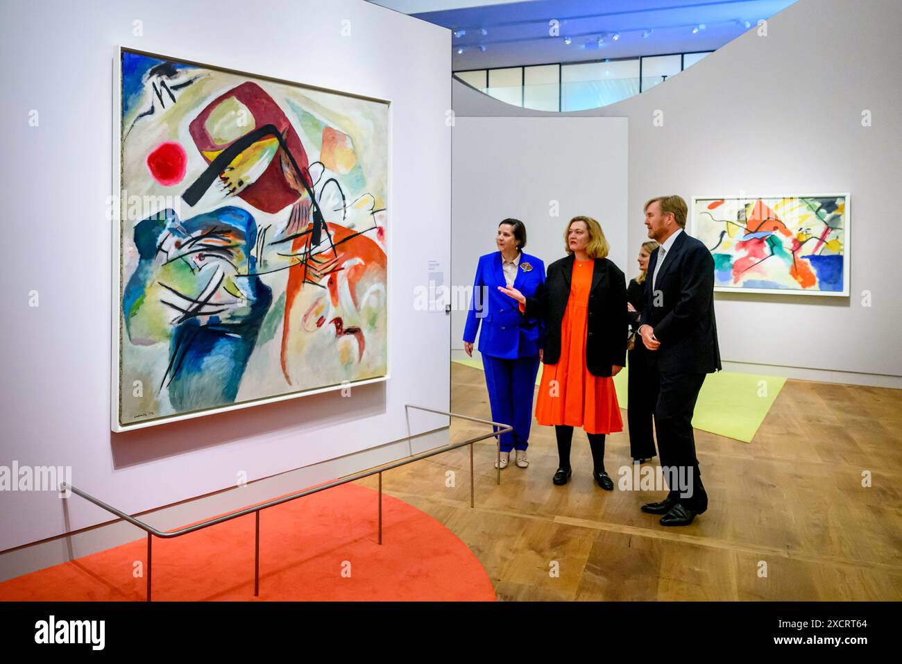 King Willem-Alexander of The Netherlands at the HART Museum in ...