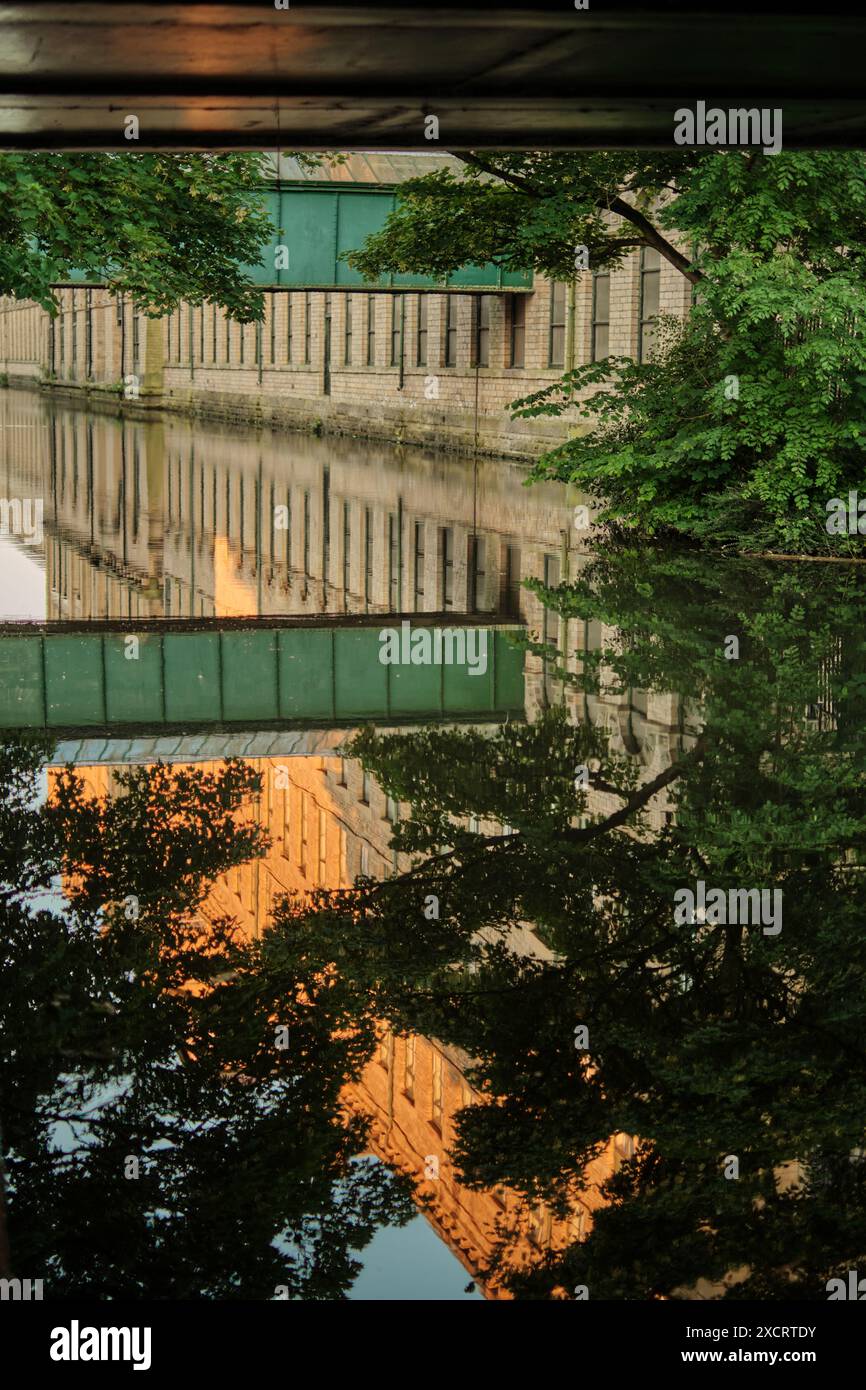 Salts Mill, a Victorian textile mill developed by Titus Salt on the ...