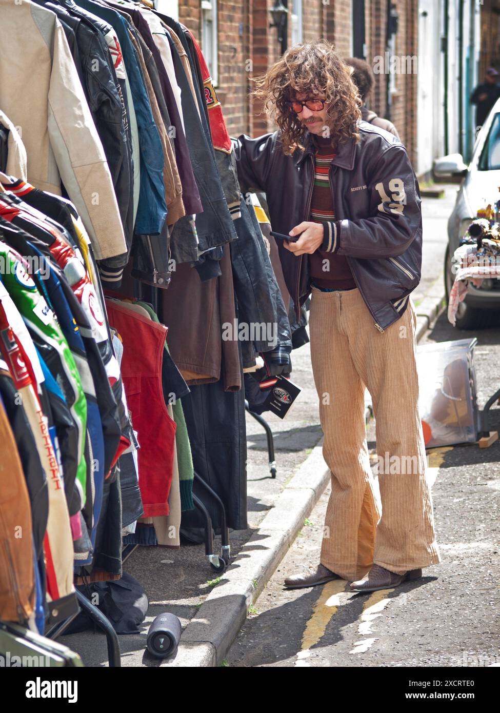 Upper Gardner Street Market in Brighton, England Stock Photo - Alamy