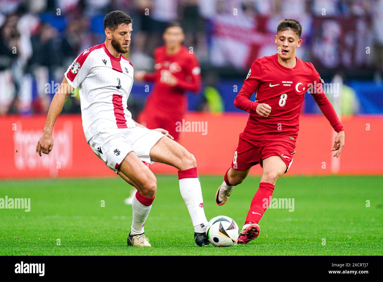 DORTMUND, GERMANY - JUNE 18: Lasha Dvali of Georgia battles for ...