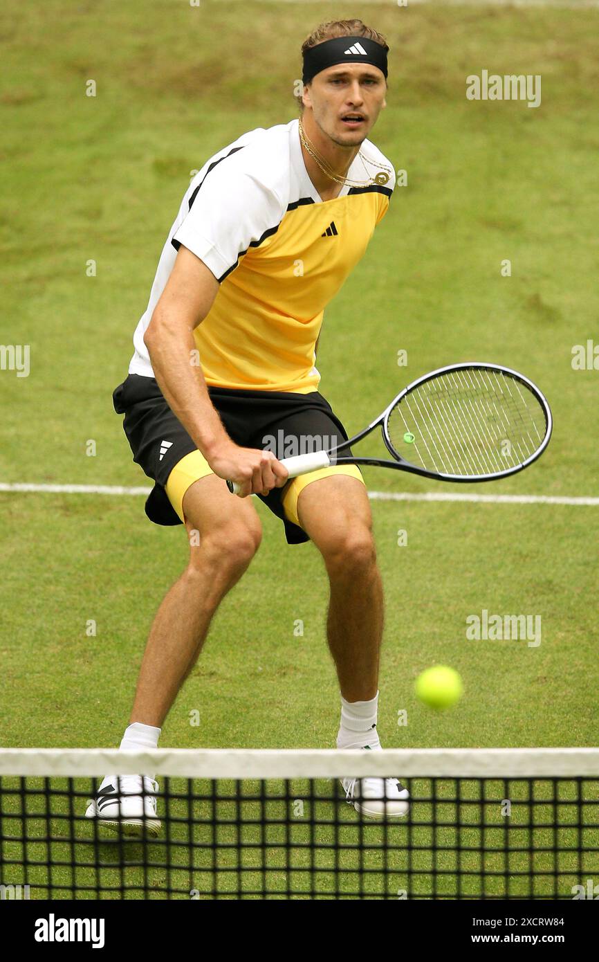 18 June 2024, North Rhine-Westphalia, Halle/Westfalen: Tennis: ATP Tour ...