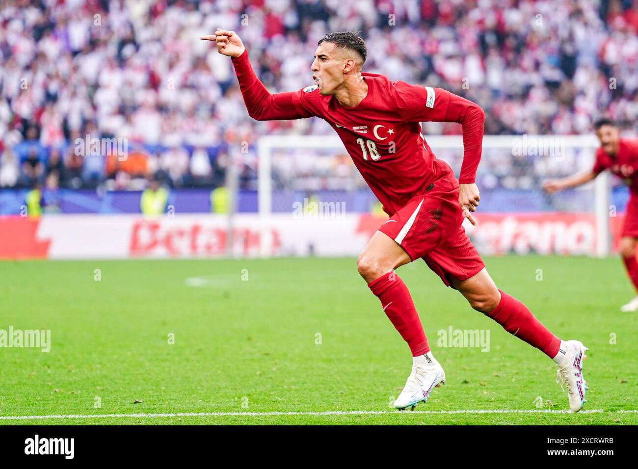 DORTMUND, GERMANY - JUNE 18: Mert Muldur of Turkiye celebrates after ...