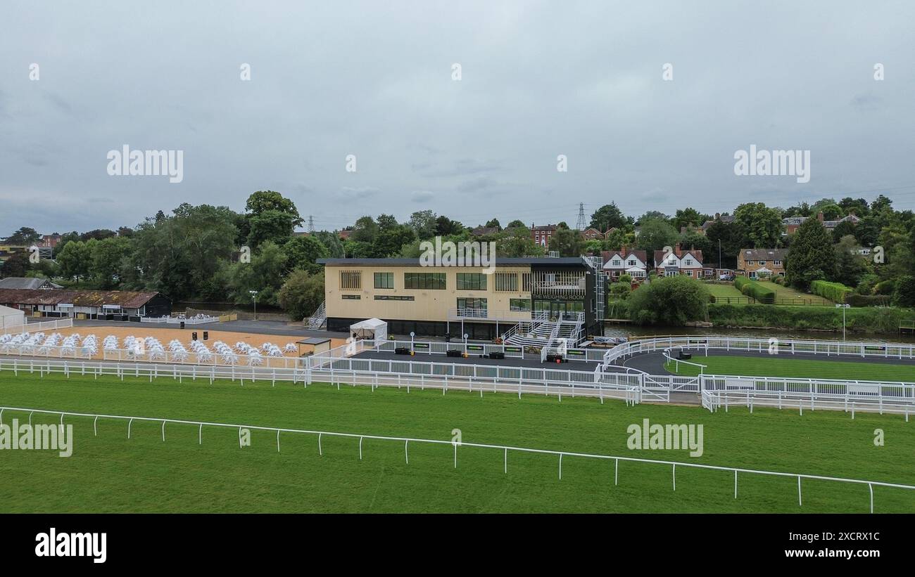 Worcester Racecourse - New Weighing Room - June 2024 Stock Photo - Alamy