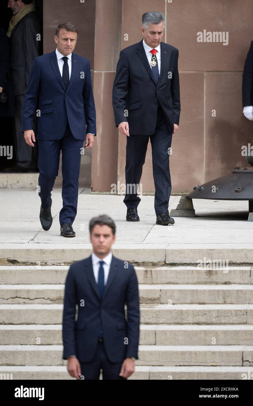 French President Emmanuel Macron and France's Prime Minister Gabriel ...