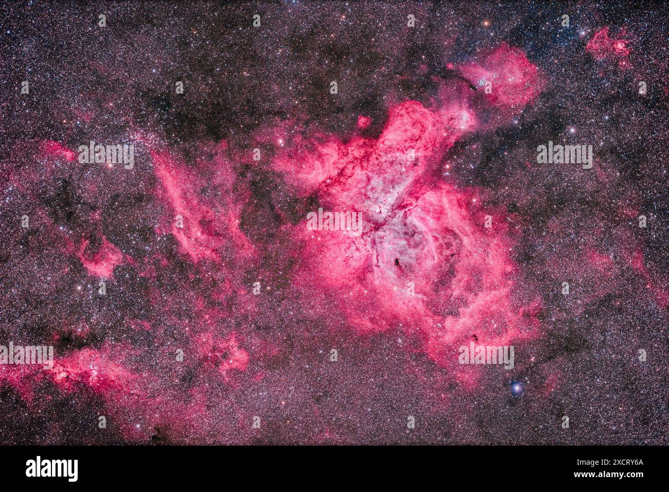 This is the showpiece nebula of the southern skies, the Carina Nebula, aka the Eta Carinae ...