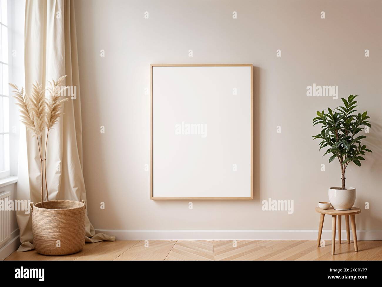 Minimalist mockup wall frame hi-res stock photography and images - Alamy