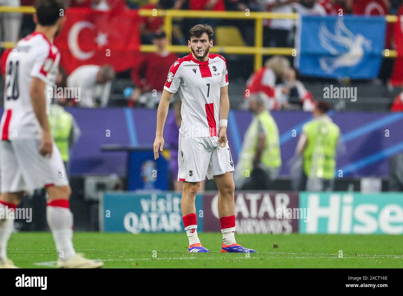 Dortmund, Germany. 18th June, 2024. Georgia Kvaratskhelia, Khvicha Left ...