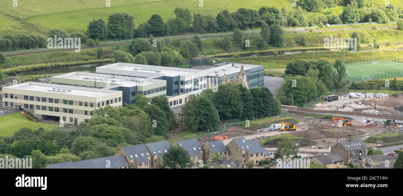 Saddleworth School, Diggle, Oldham, UK Stock Photo - Alamy
