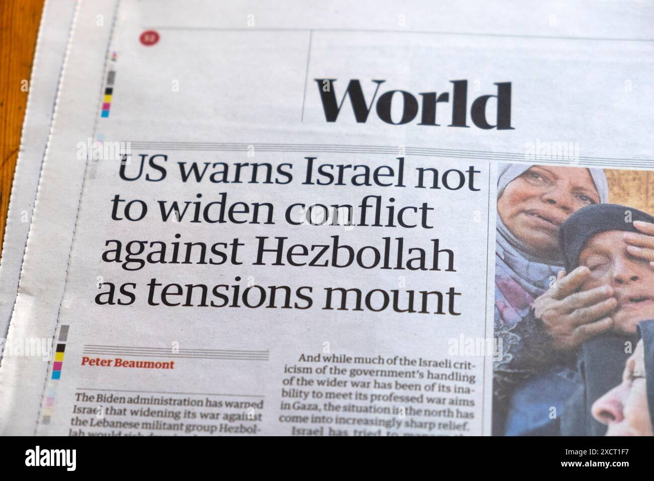 'US warns Israel not to widen conflict against Hezbollah as tensions ...