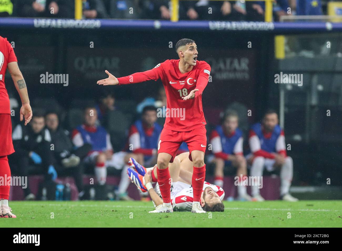 Dortmund, Germany. 18th June, 2024. Turkey Muldur, Mert Right Back ...