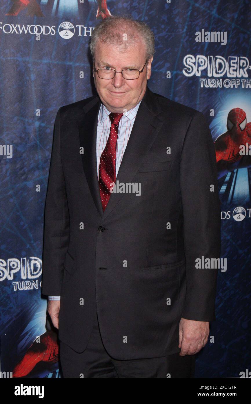 Sir Howard Stringer attends the opening night performance of "Spider ...