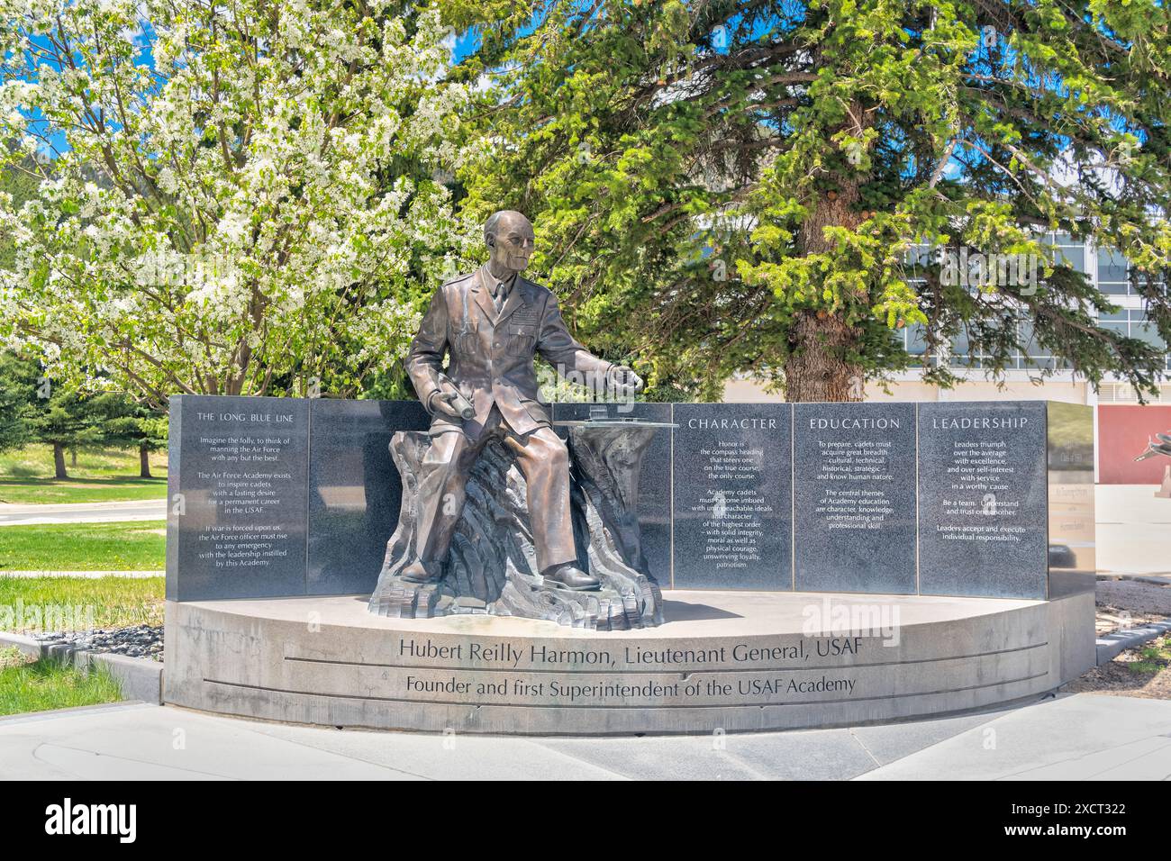 COLORADO SPRINGS, CO, USA - MAY 14, 2024: Hubert Reilly Harmon memorial ...