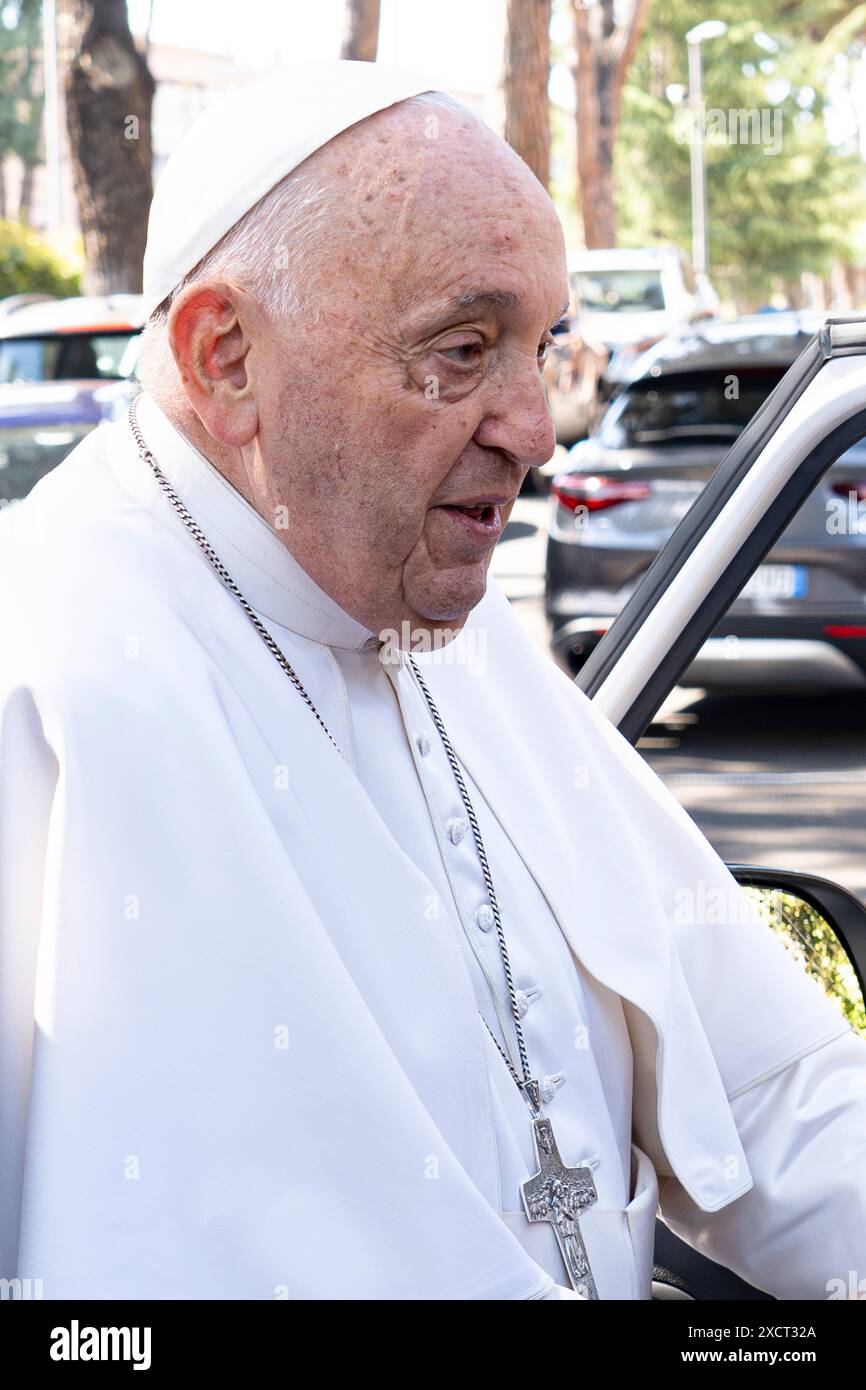 Pope Francis on a pastoral visit in June 2024. Credits: Luigi de ...