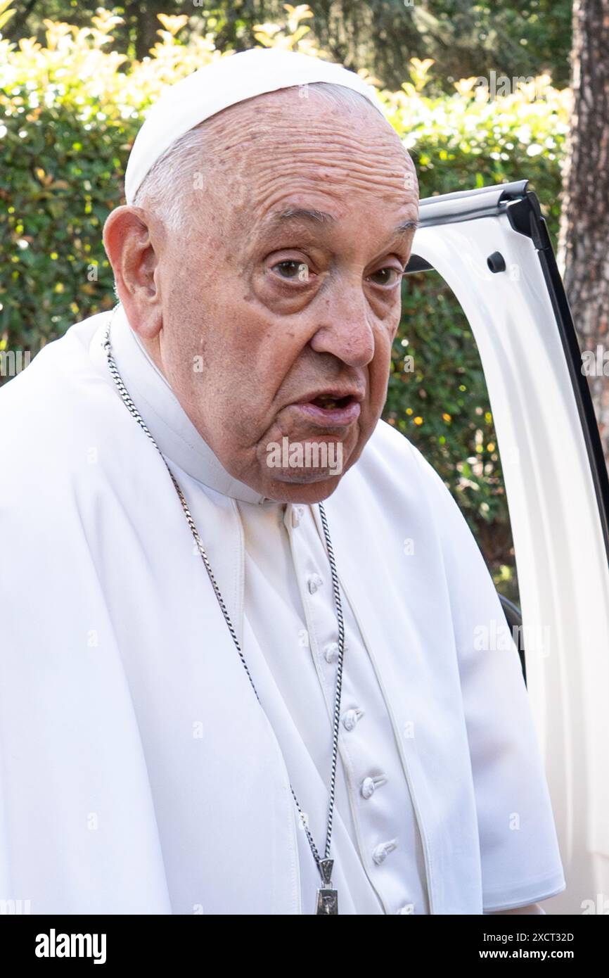Pope Francis on a pastoral visit in June 2024. Credits: Luigi de ...