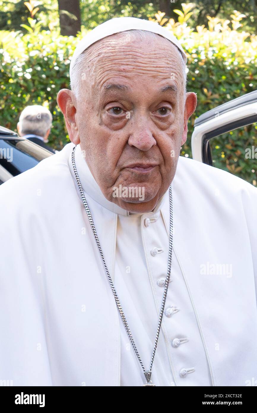 Pope Francis on a pastoral visit in June 2024. Credits: Luigi de ...